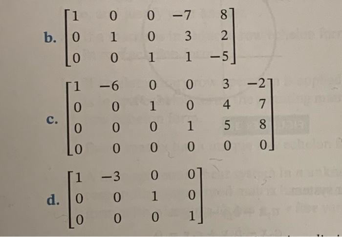 Solved Suppose that the augmented matrix for a linear system | Chegg.com