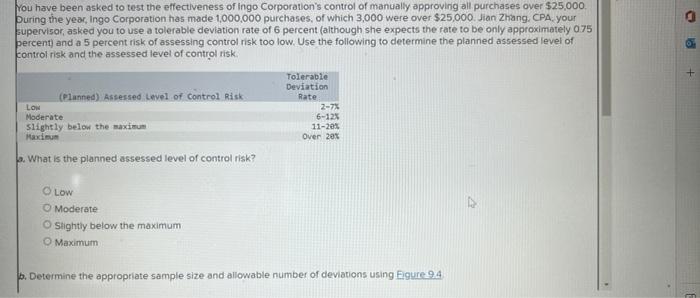 Solved You have been asked to test the effectiveness of Ingo | Chegg.com