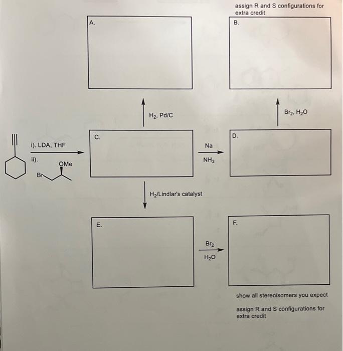 Solved assign R and S configurations for extra credit A. B. | Chegg.com