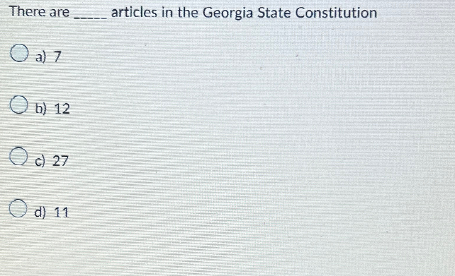Solved There are articles in the Georgia State | Chegg.com