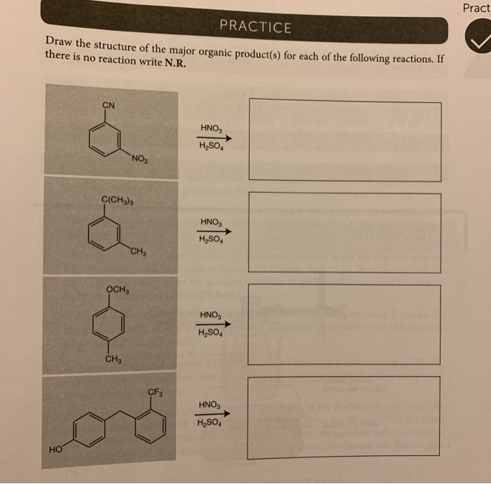 Solved Draw the structure of the major organic products in | Chegg.com