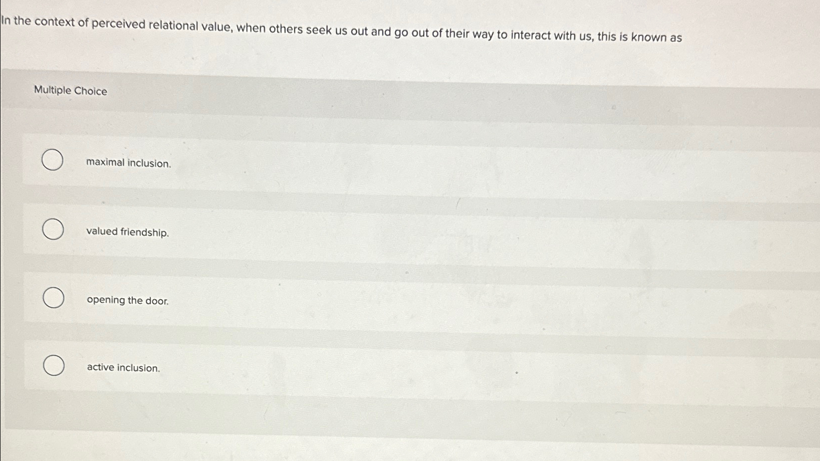 Solved In the context of perceived relational value, when | Chegg.com