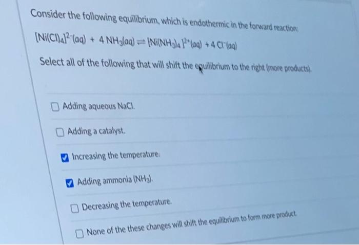 Solved Consider the following equilibrium, which is | Chegg.com Solved Consider the following equilibrium, which is | Chegg.com
