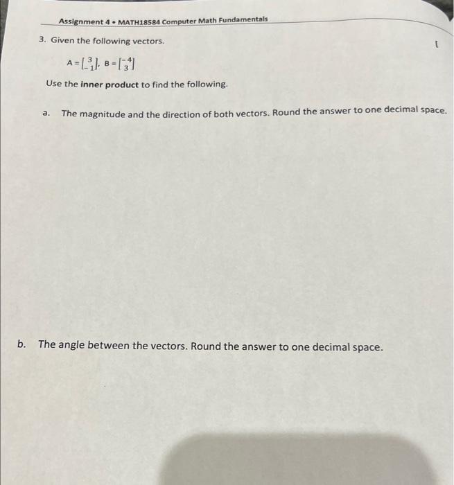 Solved Assignment 4. MATH18584 Computer Math Fundamentals 3. | Chegg.com Solved Assignment 4. MATH18584 Computer Math Fundamentals 3. | Chegg.com