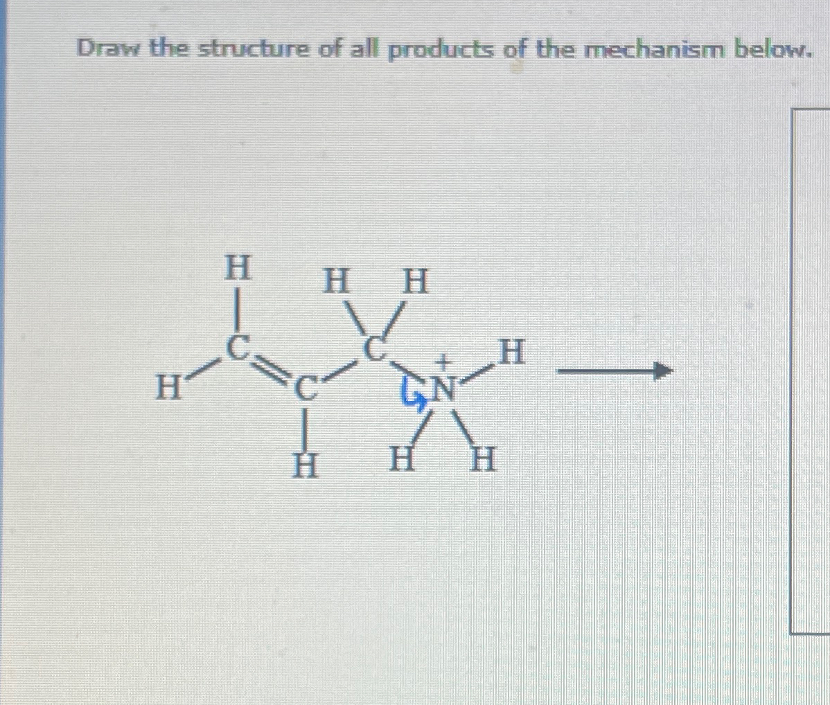 Solved Draw the structure of all products of the mechanism | Chegg.com