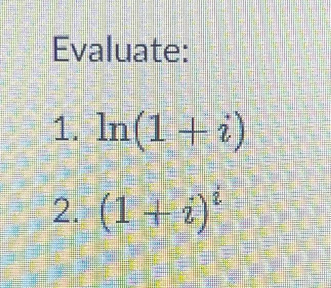 Solved Evaluate: | Chegg.com