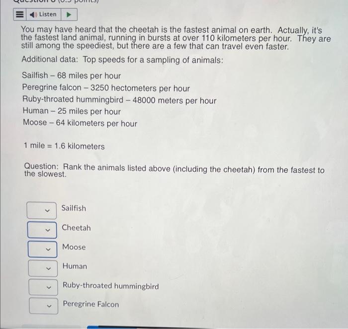 Solved The world's smallest hummingbird is the bee | Chegg.com