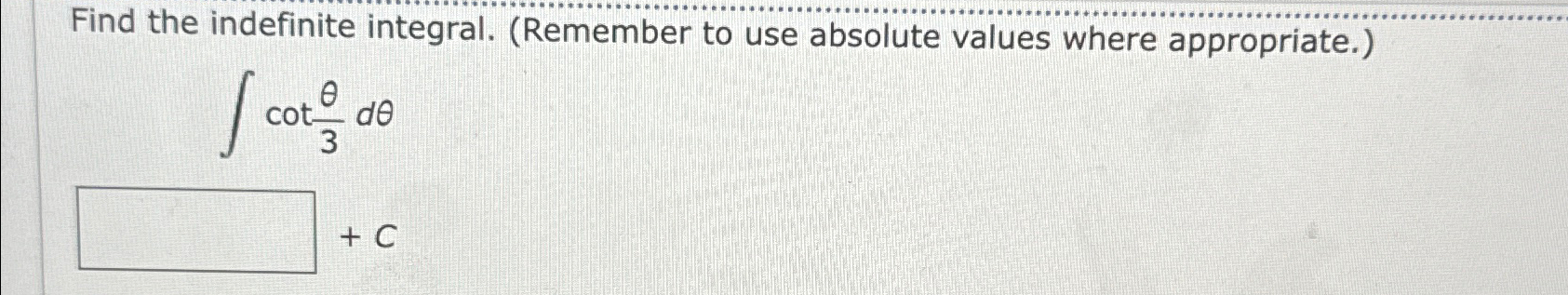 Solved Find the indefinite integral. (Remember to use | Chegg.com