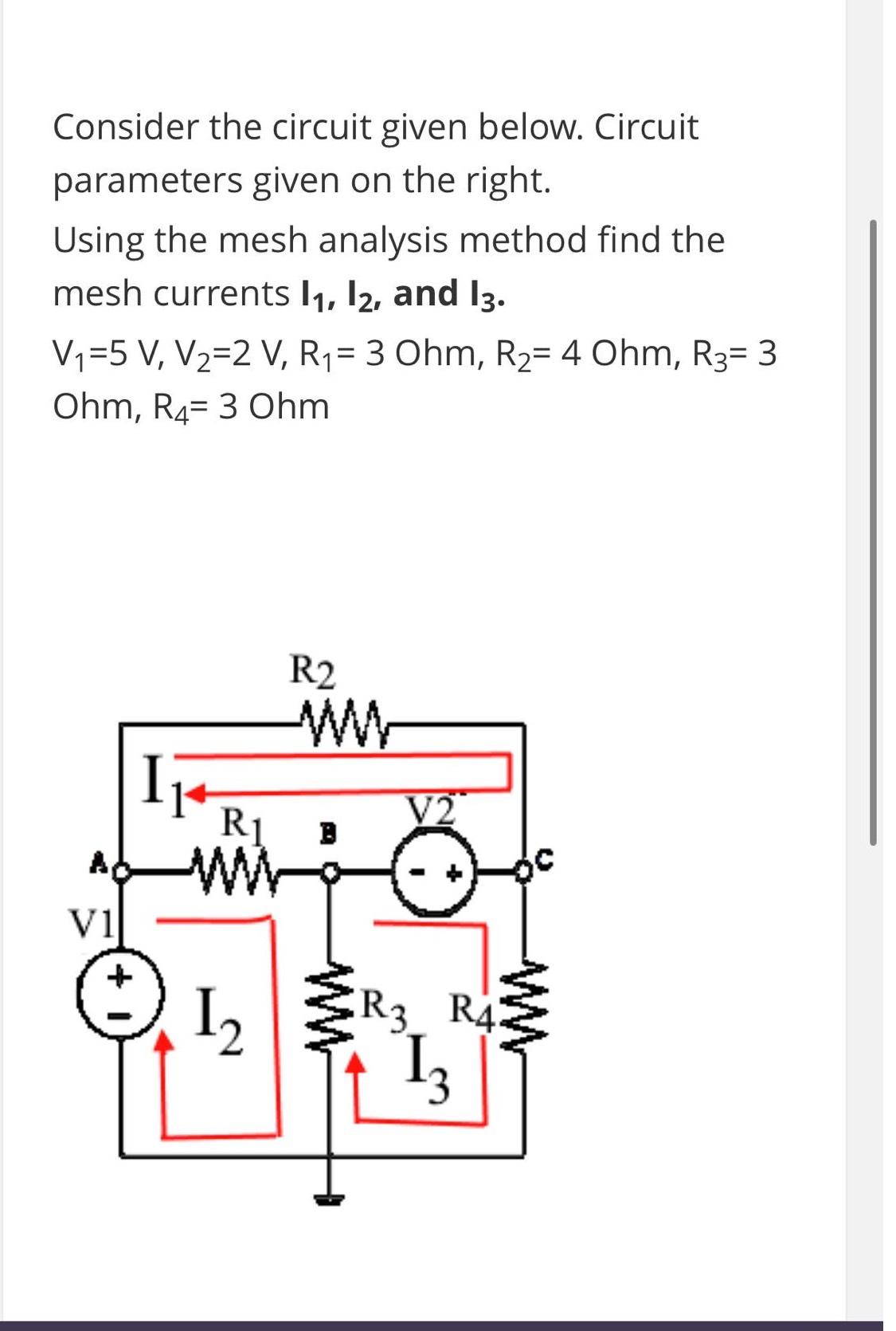 Solved Consider the circuit given below. Circuit parameters | Chegg.com