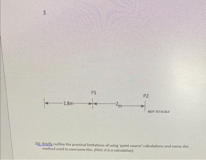 Solved 2a) Calculate illuminance at points P1 and P22b) | Chegg.com