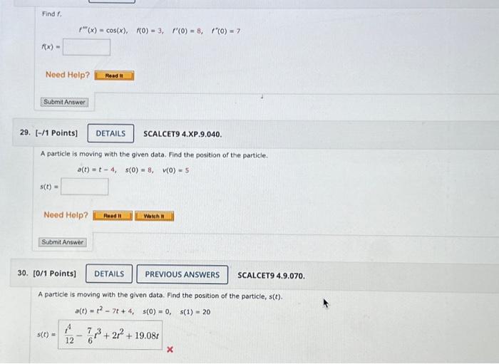 Solved Find \\( f \\). \\[ f^{\\prime \\prime | Chegg.com