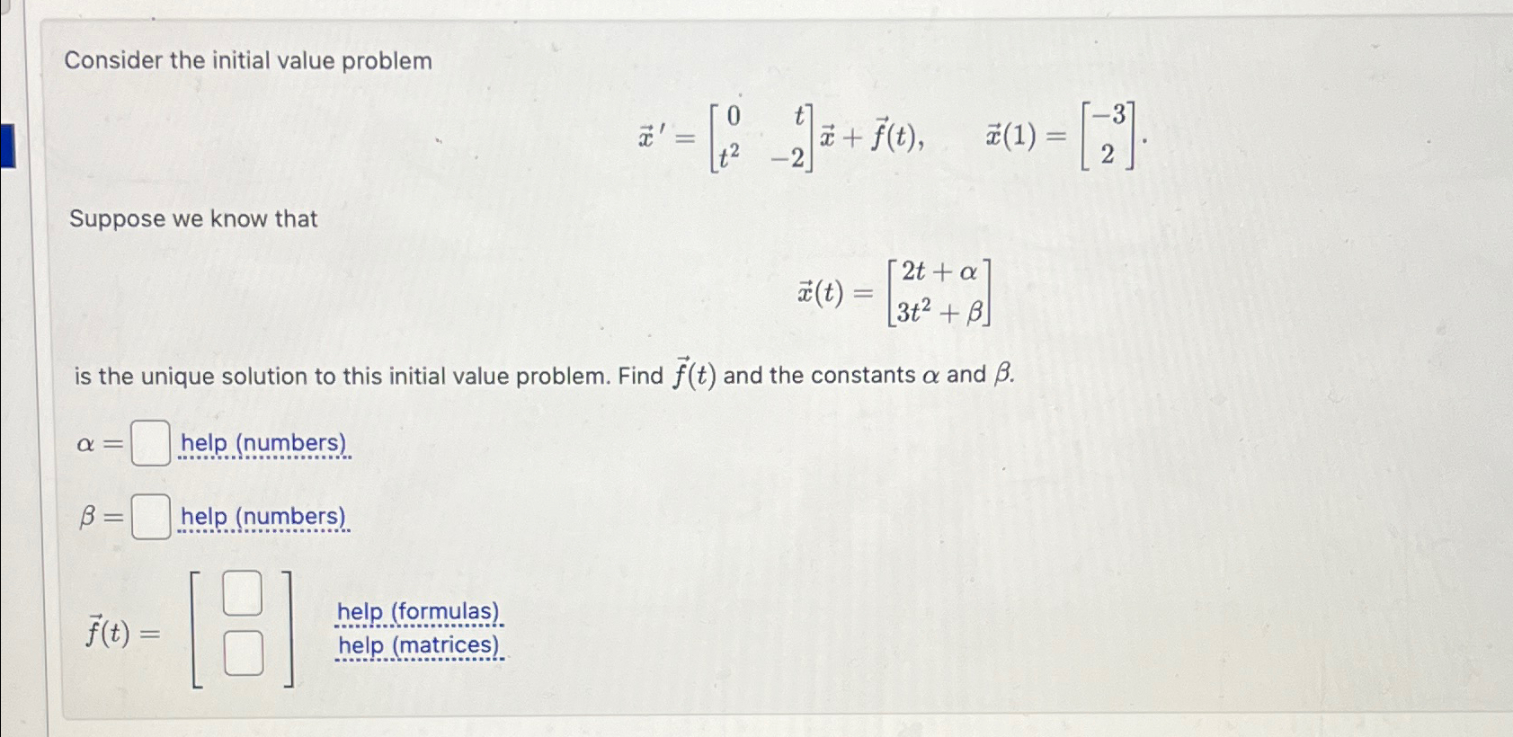 Solved Consider the initial value | Chegg.com