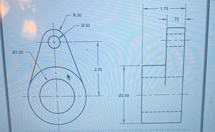 Solved draw the isometric drawing. use inches for dimensions | Chegg.com