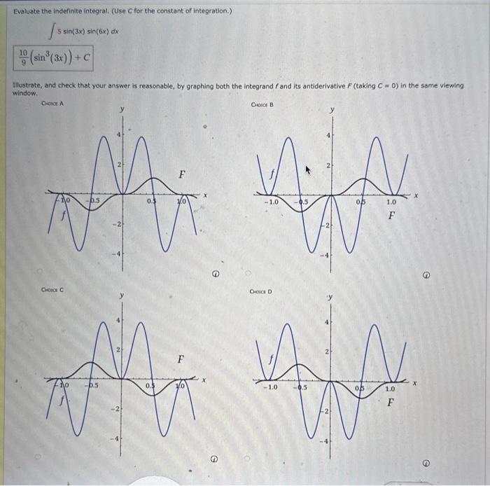 Solved Evaluate the indefinite integral. (Use C for the | Chegg.com