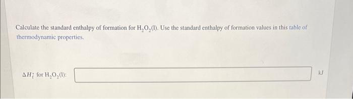 Solved Calculate the standard enthalpy of formation for | Chegg.com