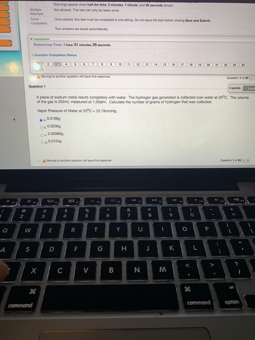 Solved Multiple Attempts Force Completion Warnings appear | Chegg.com