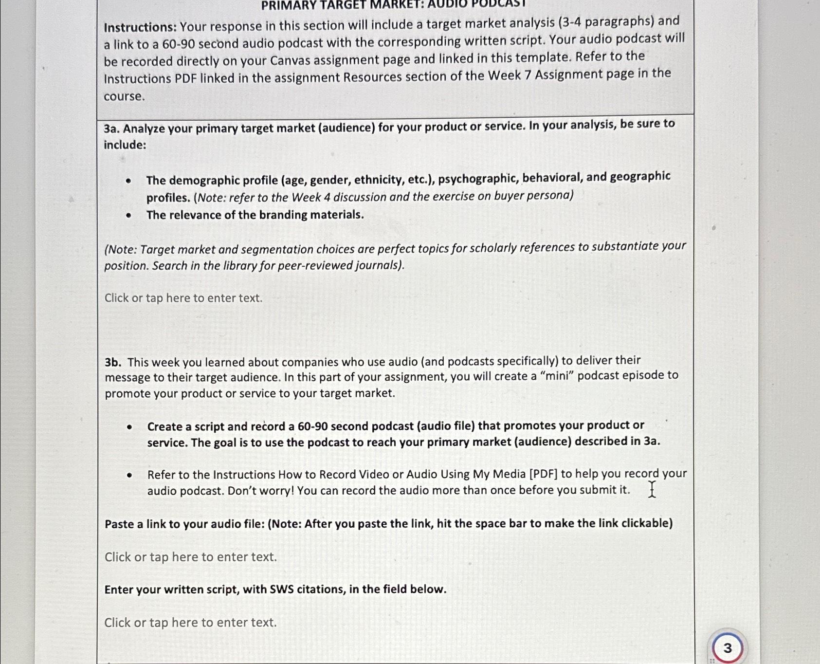 Instructions: Your response in this section will | Chegg.com