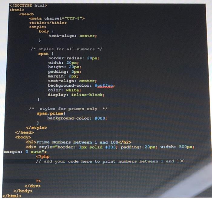 Solved For this lab, you need to create a PHP web page to | Chegg.com