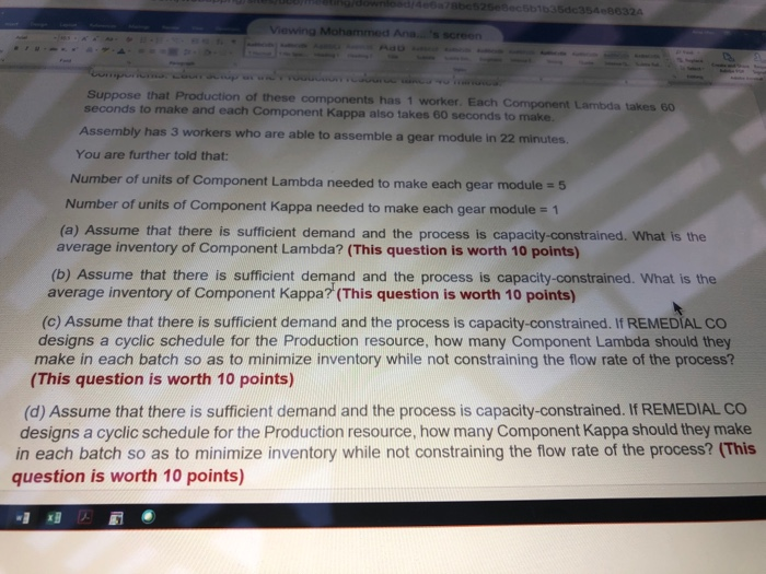 Question 6. OVERLOAD CO makes a gear module which | Chegg.com