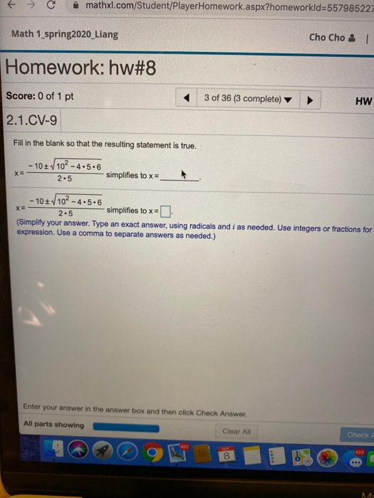 Solved C mathxl.com/Student/Player | Chegg.com