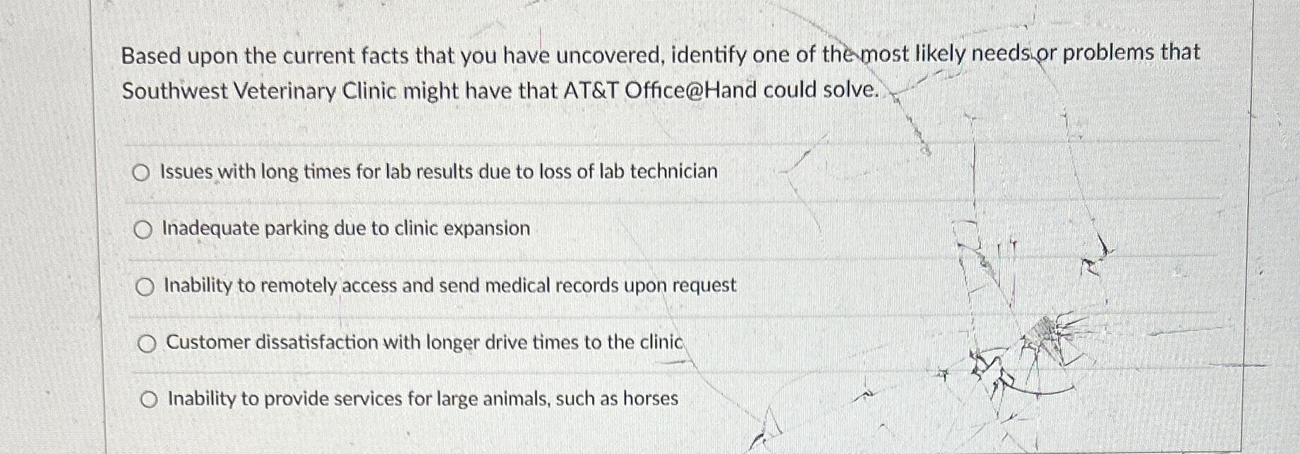 Solved Based upon the current facts that you have uncovered, | Chegg.com