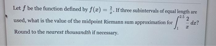 Solved Let f be a continuous function such that ∫−18f(x)dx=5 | Chegg.com
