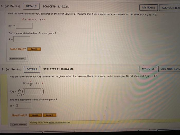 Solved f(x)=x5+2x3+x,a=4 Find the associated radius of | Chegg.com