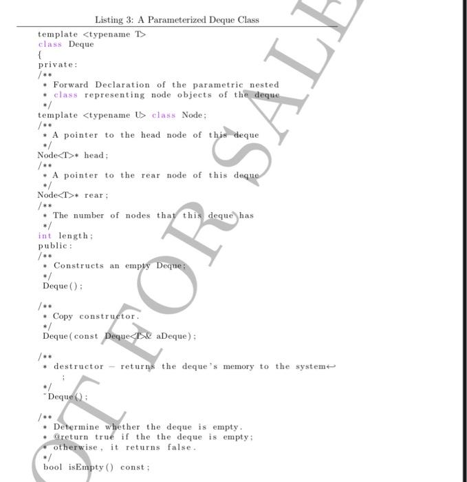 In im T] ad th th pt of LGiven the interface (header | Chegg.com