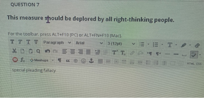 explain if is special pleading fallacy or hasty | Chegg.com