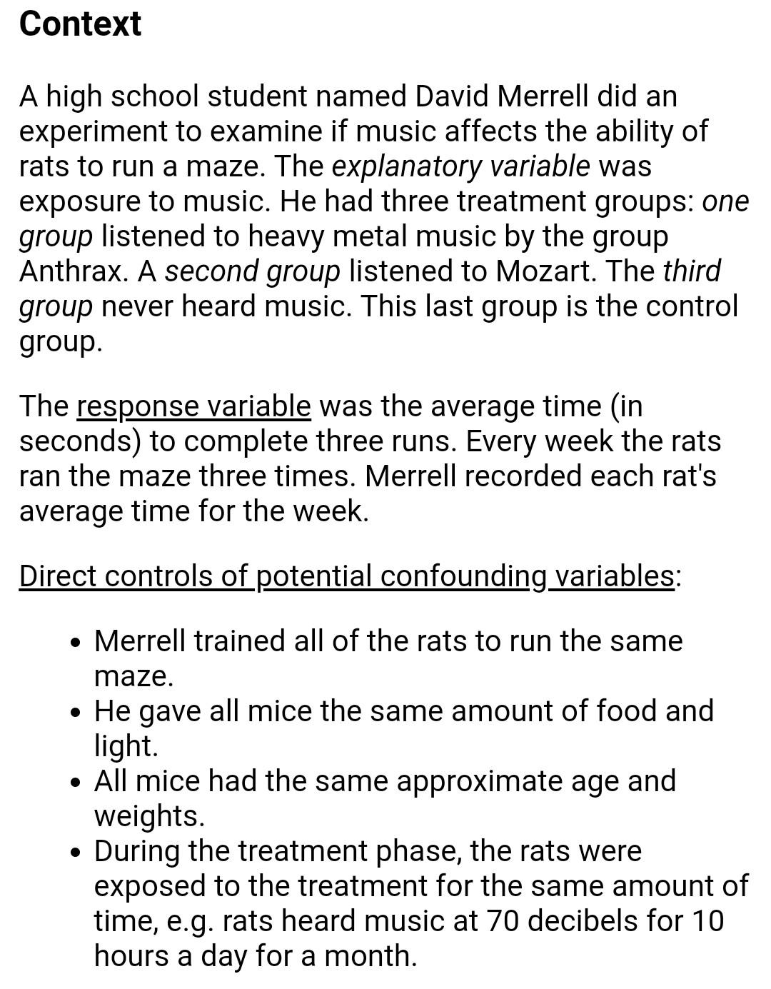 Solved Context A high school student named David Merrell did | Chegg.com
