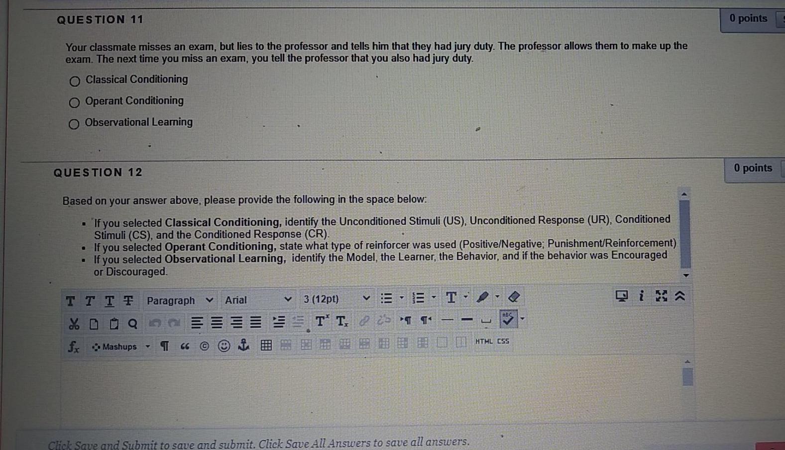 Solved QUESTION 11 0 points Your classmate misses an exam, | Chegg.com Solved QUESTION 11 0 points Your classmate misses an exam, | Chegg.com