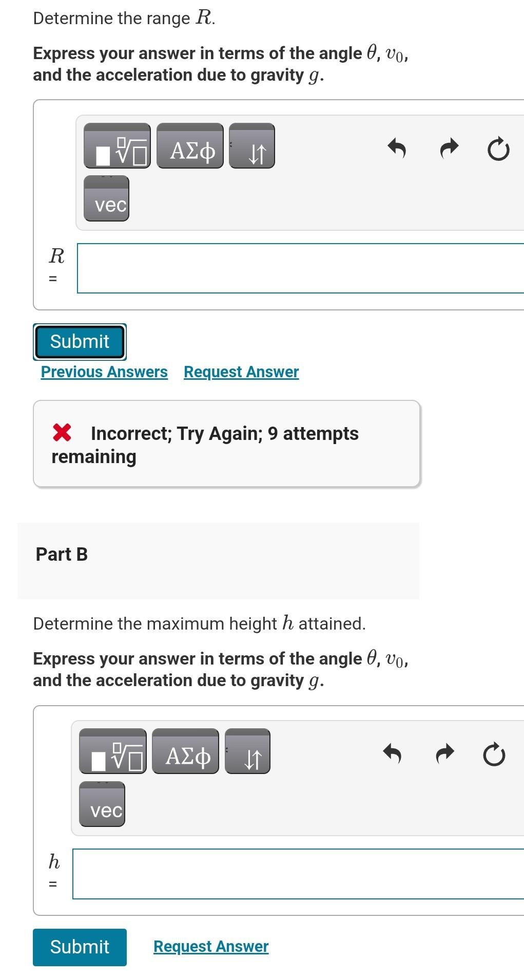 Solved The nrnientile ic laınnhed writh a volnoityDetermine | Chegg.com