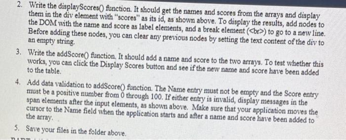Solved In this exercise, you'll work with an array and | Chegg.com