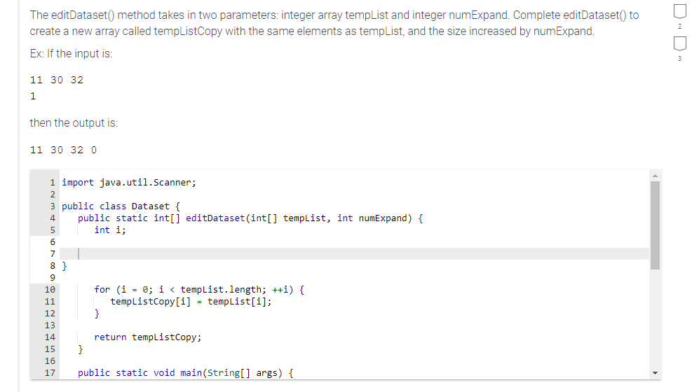 Solved Need help with this java problem.The editDataset() | Chegg.com