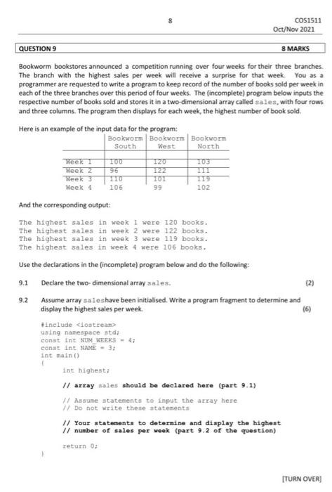 Solved 8 1 Write A Function Header For The Function