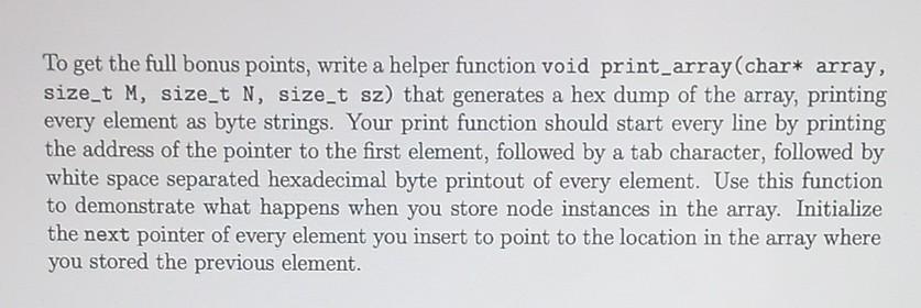 Solved In this task you will implement storage and fetching | Chegg.com