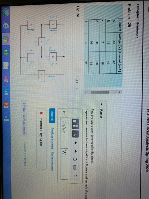Solved ECE 201 Circuit Analysis Spring 2020 | Chegg.com