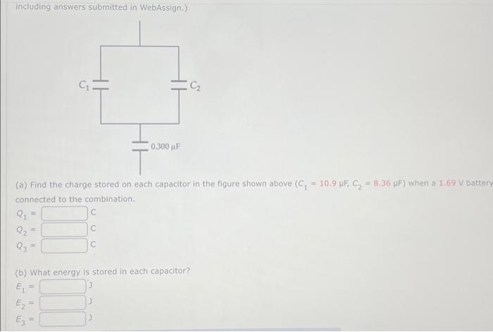 Solved including answers submitted in WebAssign.) 2₁1 Q2 (a) | Chegg.com