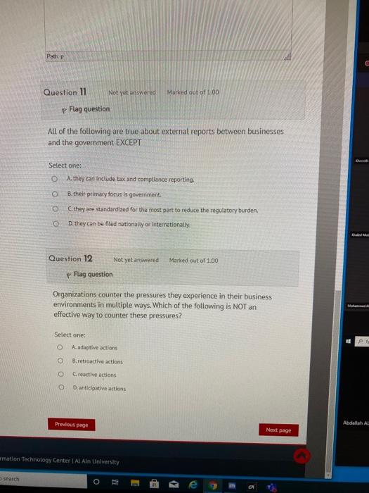 Solved Pathp Question 11 Not Yet Answered Marked Out Of 100 