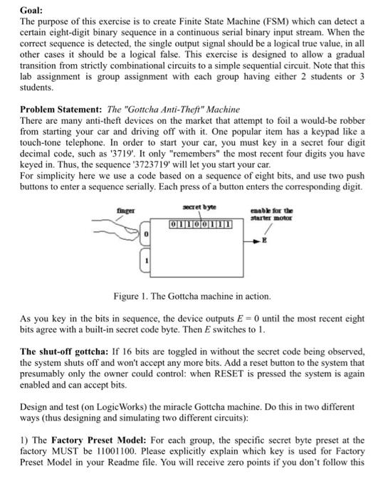 Solved Goal: The purpose of this exercise is to create | Chegg.com