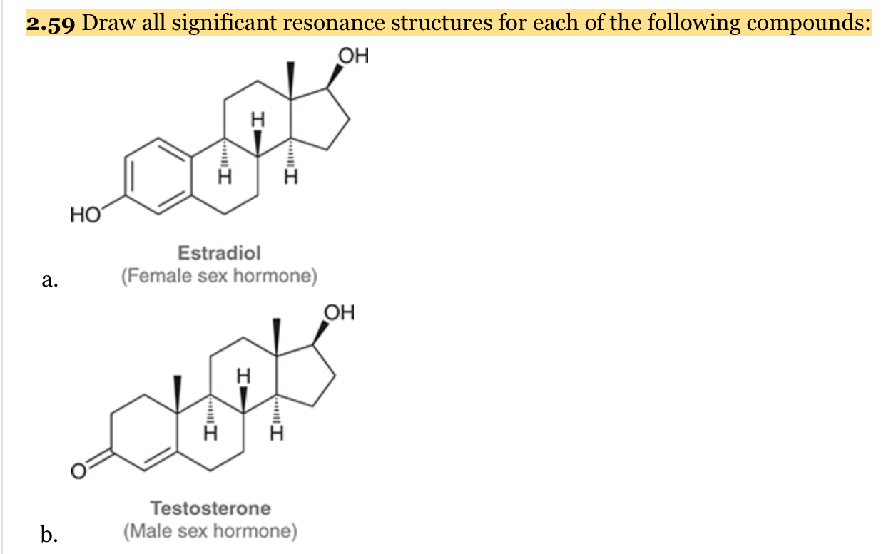 Solved 2.59 ﻿Draw all significant resonance structures for | Chegg.com