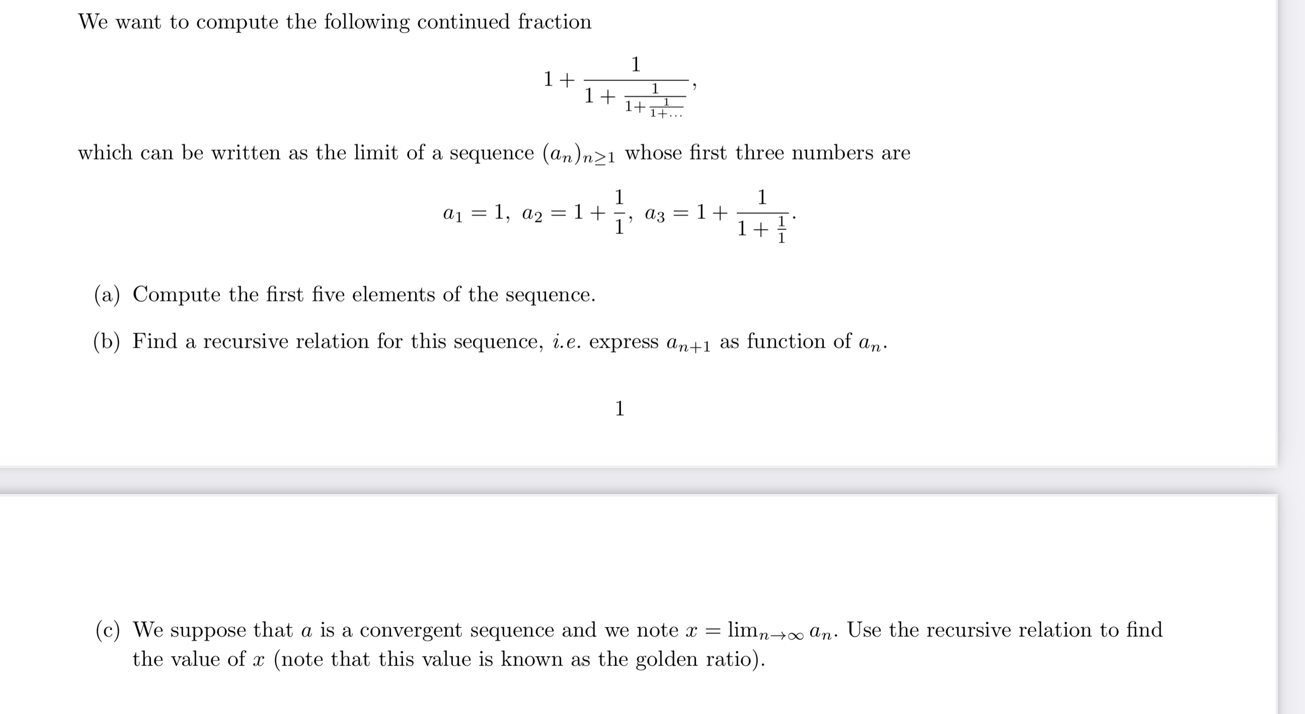 Solved We want to compute the following continued | Chegg.com