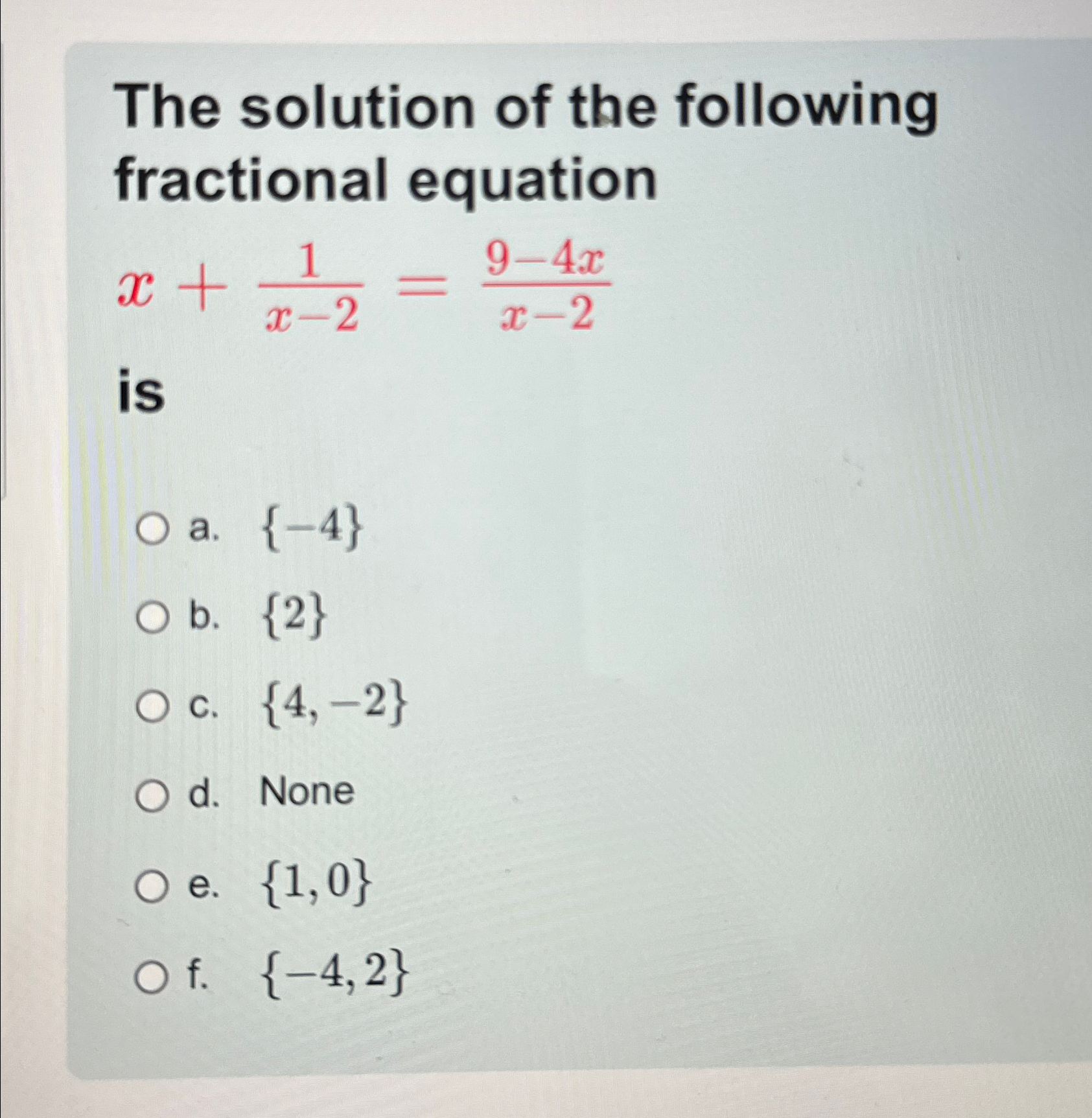 Solved The solution of the following fractional | Chegg.com