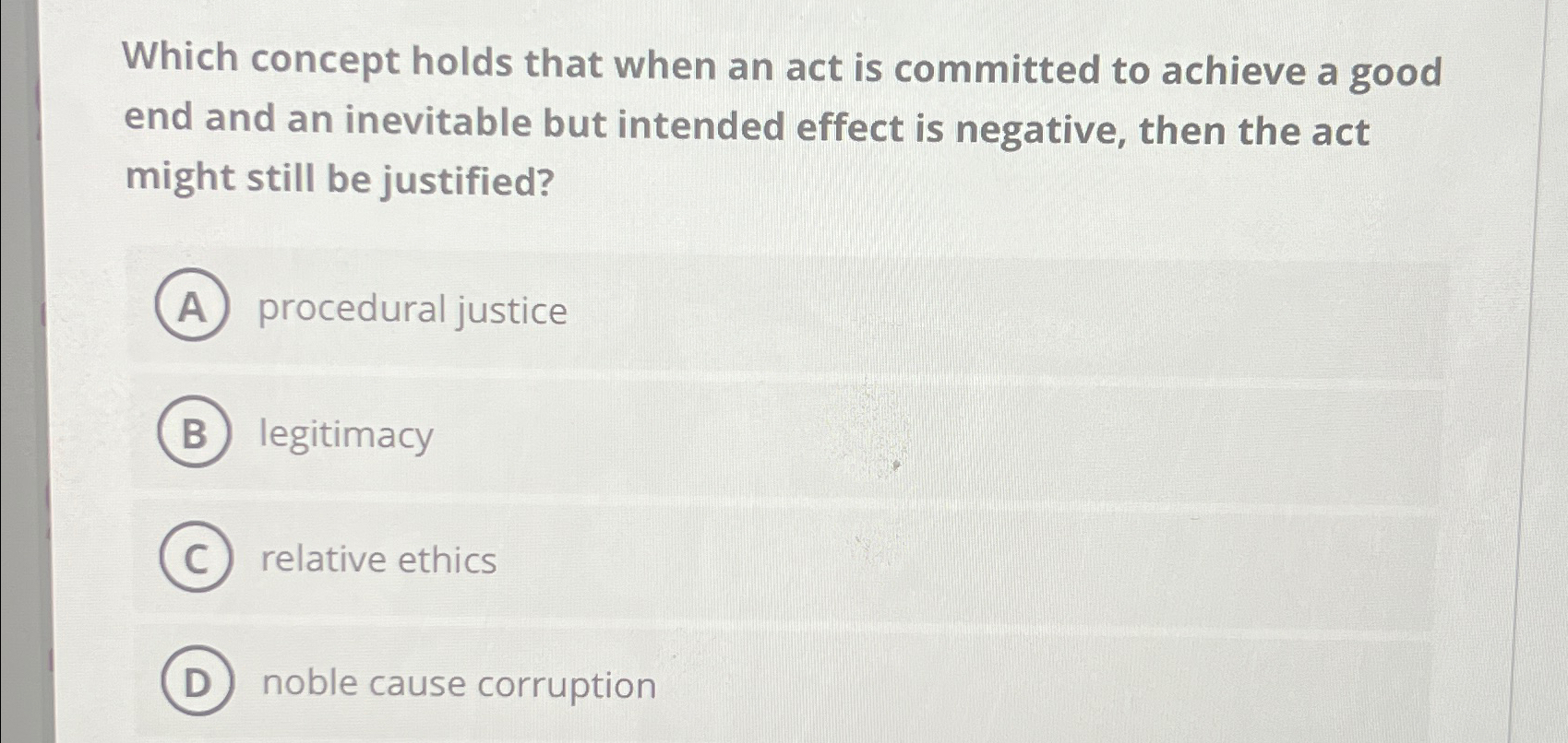 Solved Which concept holds that when an act is committed to | Chegg.com
