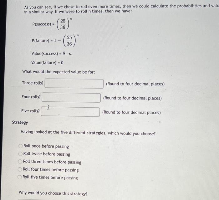 Solved The Dice game of "Pig" can be played with the | Chegg.com
