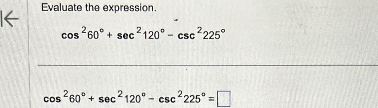 Solved Evaluate the | Chegg.com