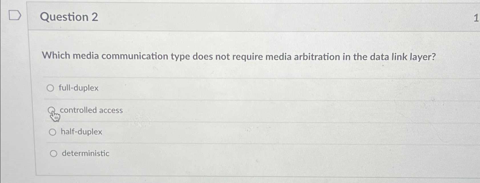 Solved Question 2Which media communication type does not | Chegg.com