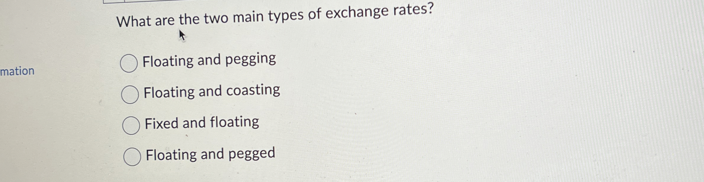 Solved What are the two main types of exchange | Chegg.com