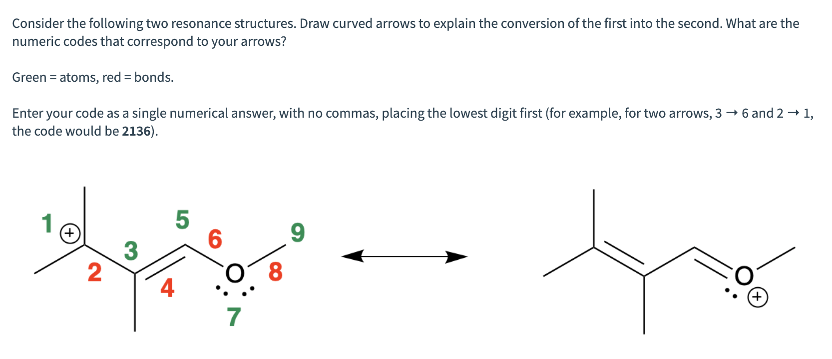Solved Consider the following two resonance structures. Draw | Chegg.com