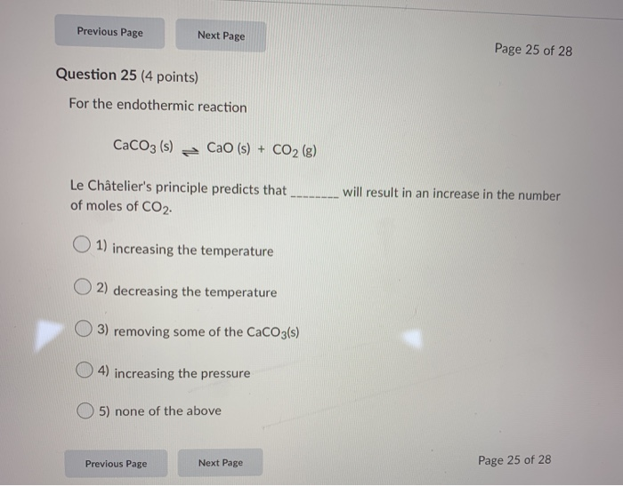 Solved Previous Page Next Page Page 25 of 28 Question 25 (4 | Chegg.com